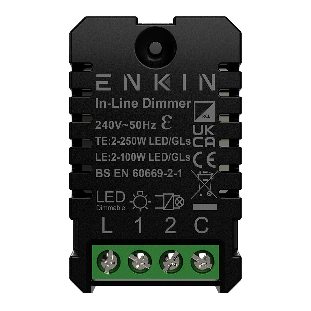 Enkin IDM250 In-Line Dimmer – Enkin Dimmer Switch Technology
